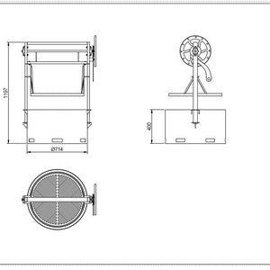 Smokeless Fire Pit + Argentine Grill. Digital Product. DXF File Plasma ...