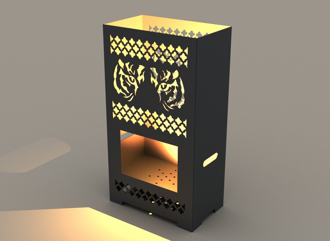 Garden Fireplace Fire Pit DXF File Plasma, Laser Cutting. DIY Metalwork ...