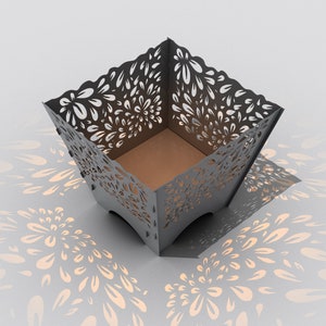 Fire Pit Collapsible "flowers". Digital Product. DXF File Plasma, Laser ...