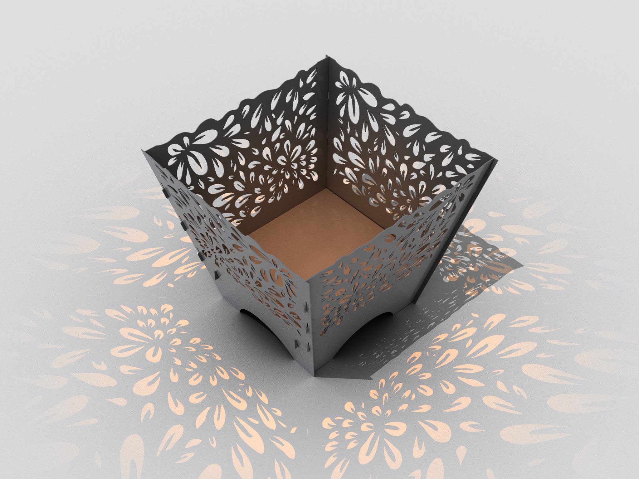 Fire Pit Collapsible "flowers". Digital Product. DXF File Plasma, Laser ...