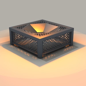 Outdoor Fire Pit DXF File Plasma, Laser Cutting. DIY Metalwork. Ready ...