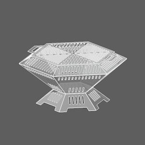 Fire Pit + Grill , DXF File Plasma, Laser Cutting - Etsy