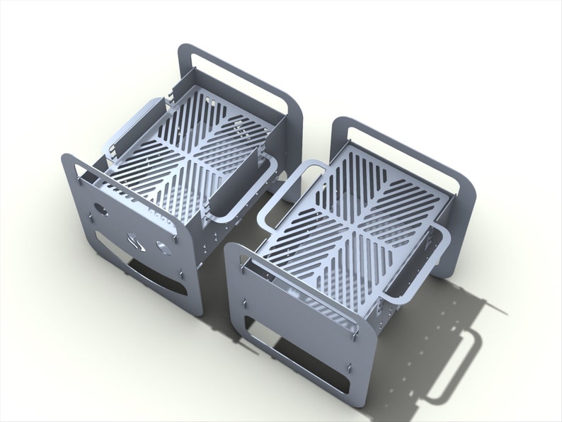 Fire Pit 450mmх520mm Collapsible Grill DXF File Plasma - Etsy