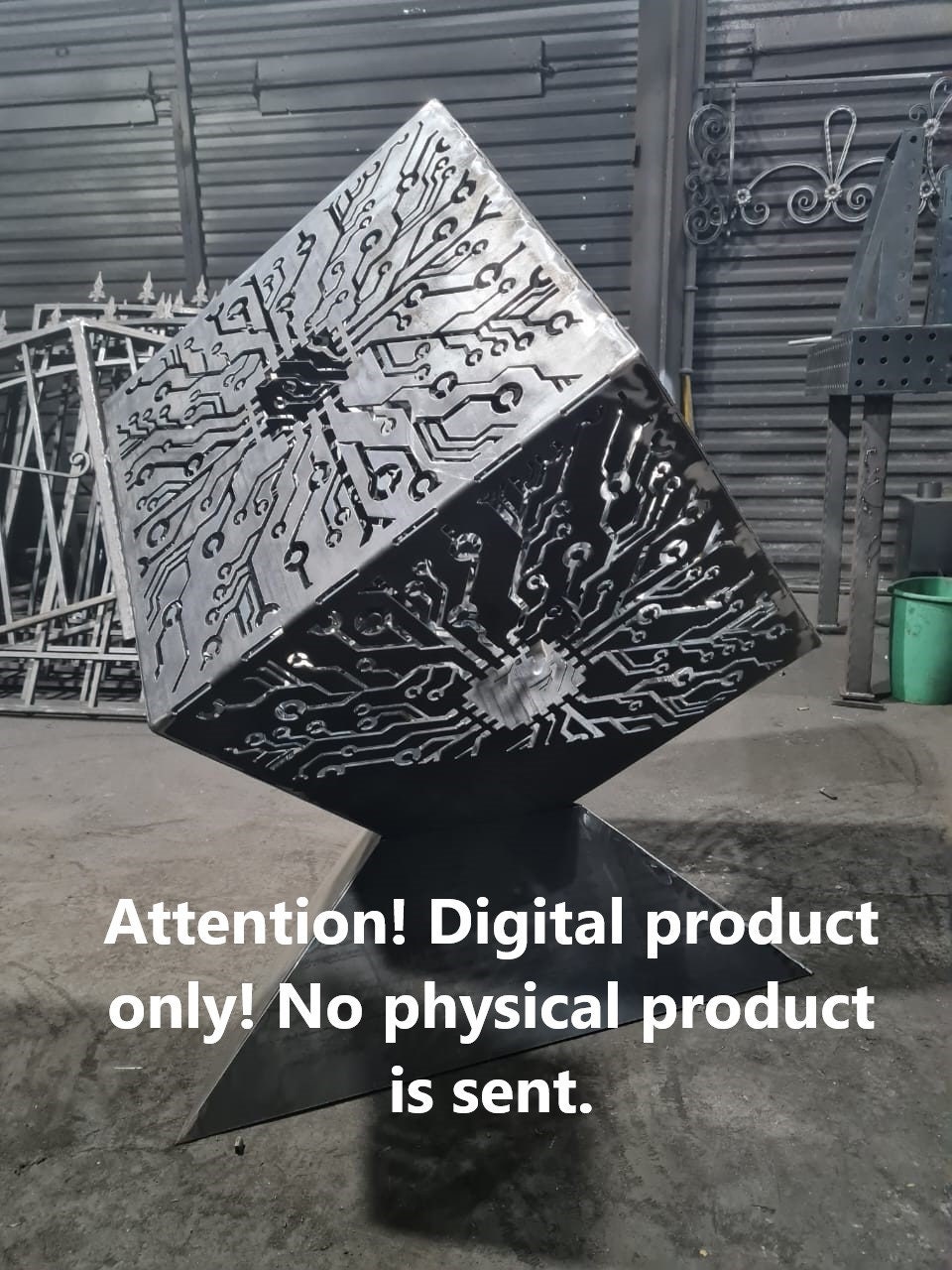 Fire Pit cube. DXF File Plasma, Laser Cutting. DIY Metalwork. Ready-made Files for Plasma ...