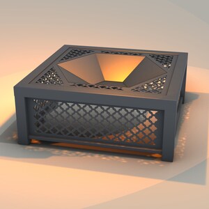 Outdoor Fire Pit DXF File Plasma, Laser Cutting. DIY Metalwork. Ready ...