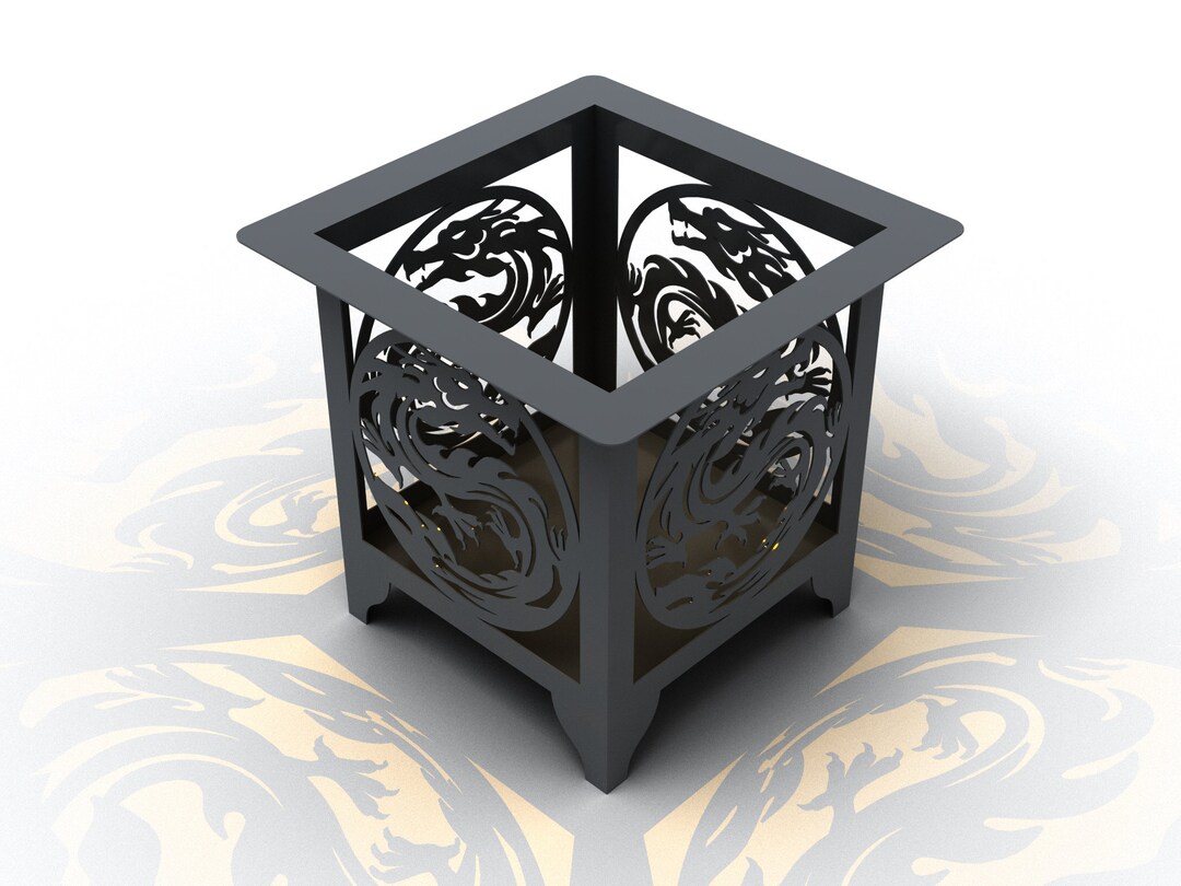 Fire Pit "dragon". Digital Product. DXF File Plasma, Laser Cutting - Etsy