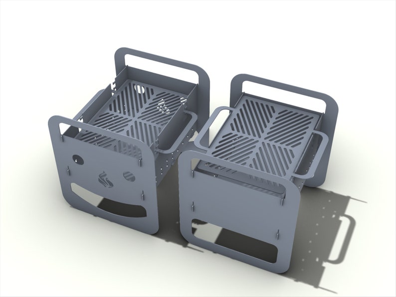 Fire Pit 450mmх520mm Collapsible Grill DXF File Plasma - Etsy
