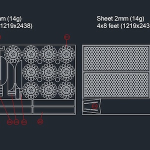 Smoker Reverse Flow DIY Plan. A Set of DXF Files + Drawings for ...