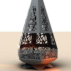 Pyramid 3 Fire Pit DXF. Digital Product. DXF File Plasma, Laser Cutting ...