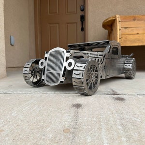 Fire Pit Series "automobile 8". Two Sizes. for 3mm (11g) Sheet. the DXF ...