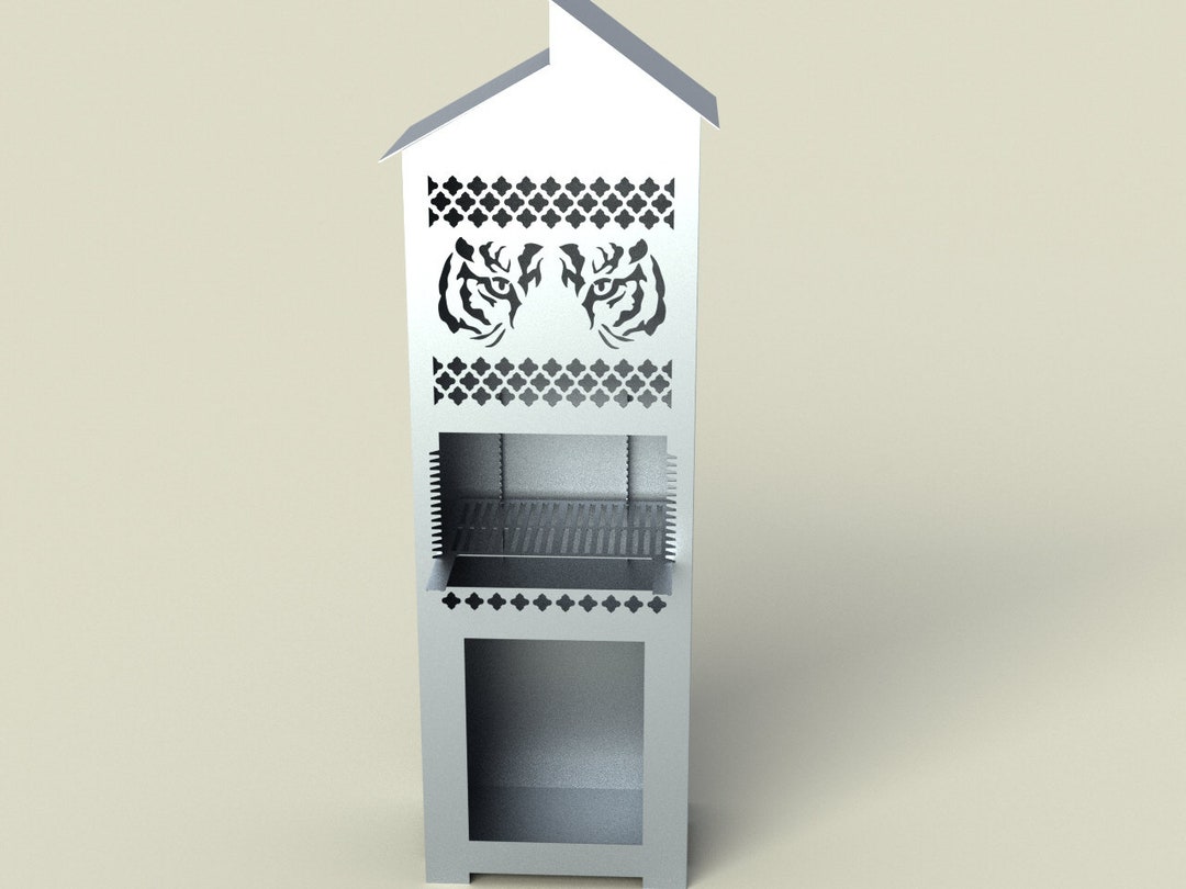 Fire Pit Outdoor Fireplace DXF File Plasma, Laser Cutting. DIY ...