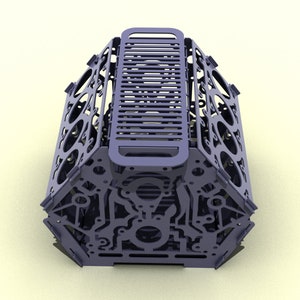 Collapsible Fire Pit "v8". DXF File Plasma Cutting. Digital Product ...