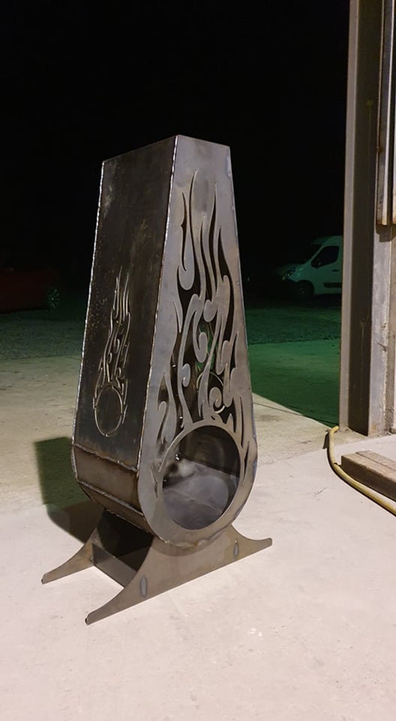 Large Garden Column Fire Pit DXF File Plasma, Laser Cutting. DIY ...