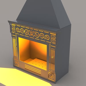 Garden Fireplace Fire Pit, DXF File Plasma, Laser Cutting. DIY ...
