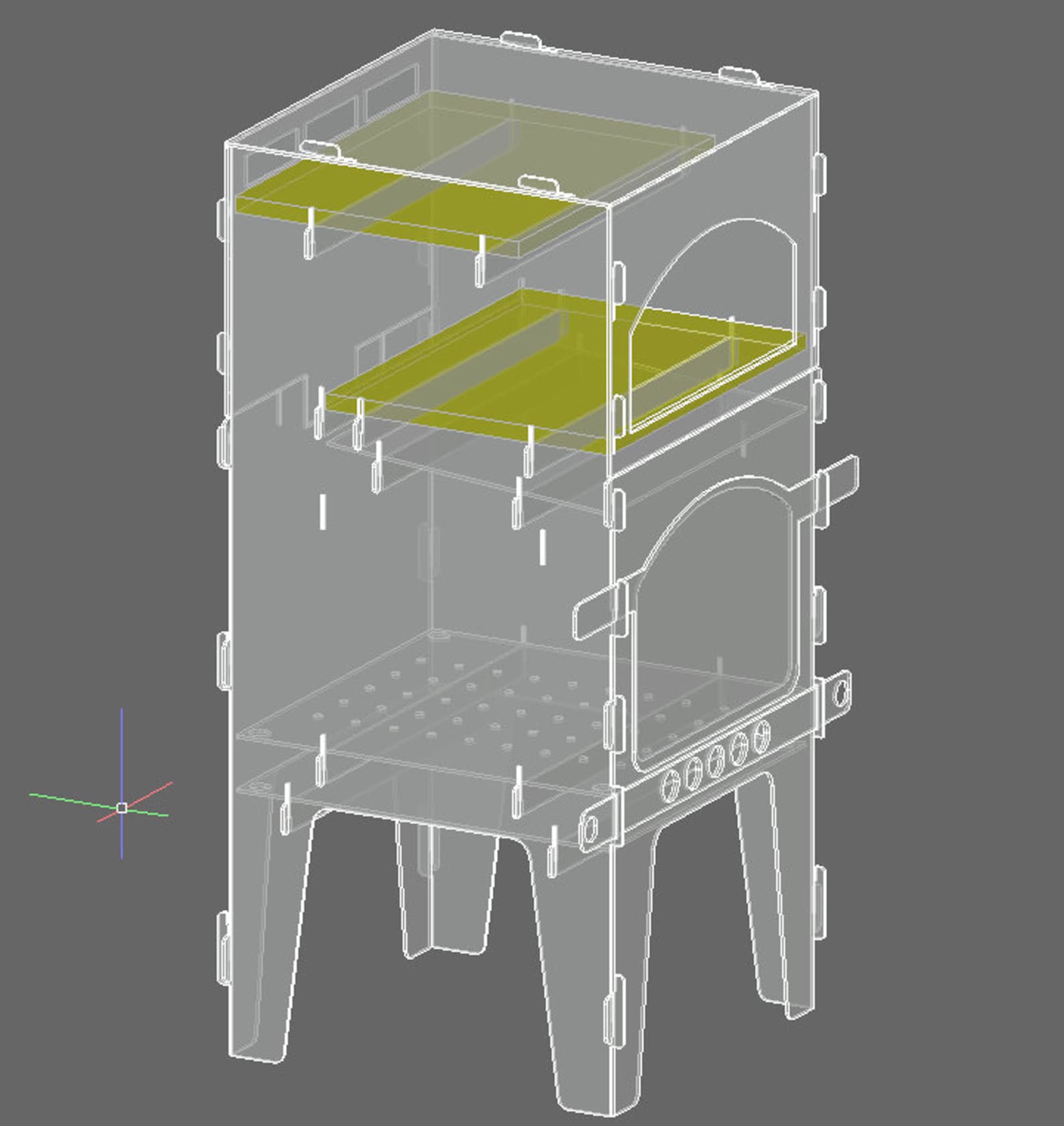 Universal Stove 4 in 1. Pizza, Grill, Smoker, Oven. A Set of DXF Files ...