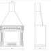 Garden Fireplace Fire Pit, DXF File Plasma, Laser Cutting. DIY ...