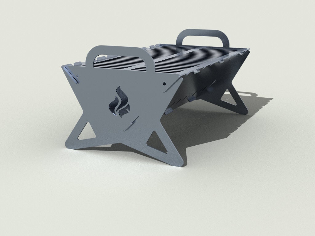 Firepits DXF Collapsible Grill 525mm X 306mm DXF File Plasma - Etsy