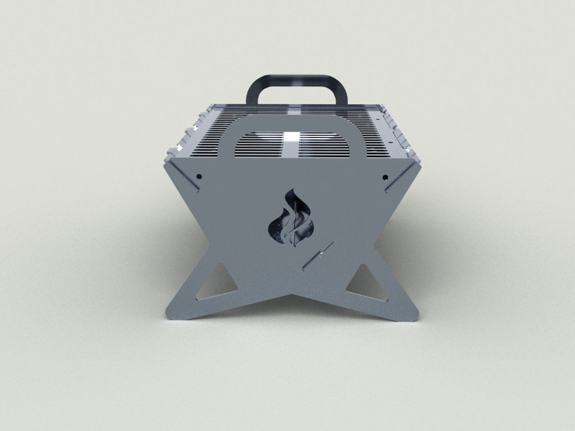 Firepits DXF Collapsible Grill 525mm X 306mm DXF File Plasma - Etsy