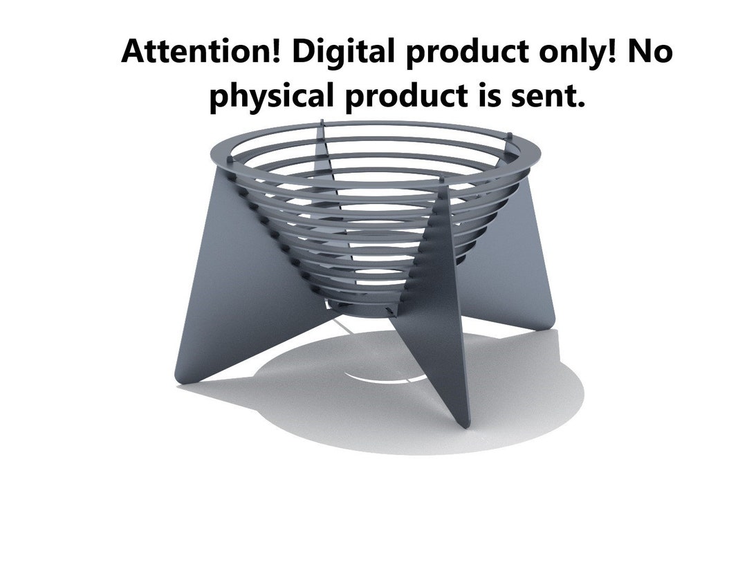 Collapsible Fire Pit, DXF File Plasma, Laser Cutting. DIY Metalwork ...