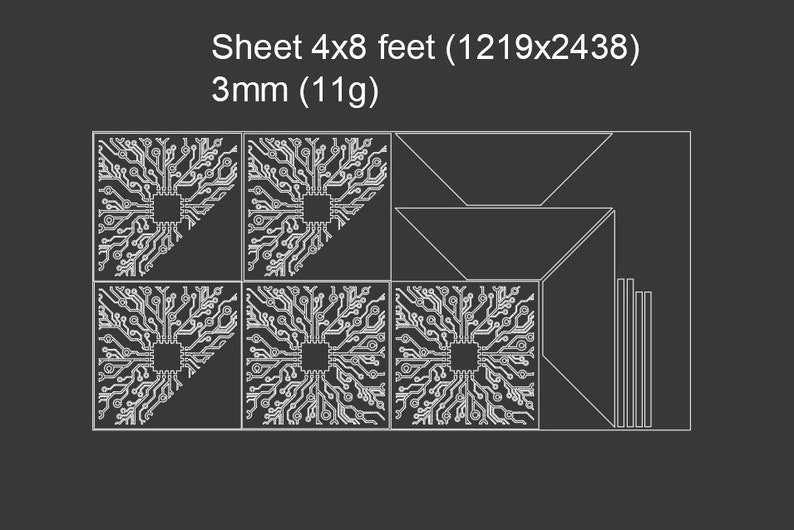 Fire Pit cube. DXF File Plasma, Laser Cutting. DIY Metalwork. Ready-made Files for Plasma ...