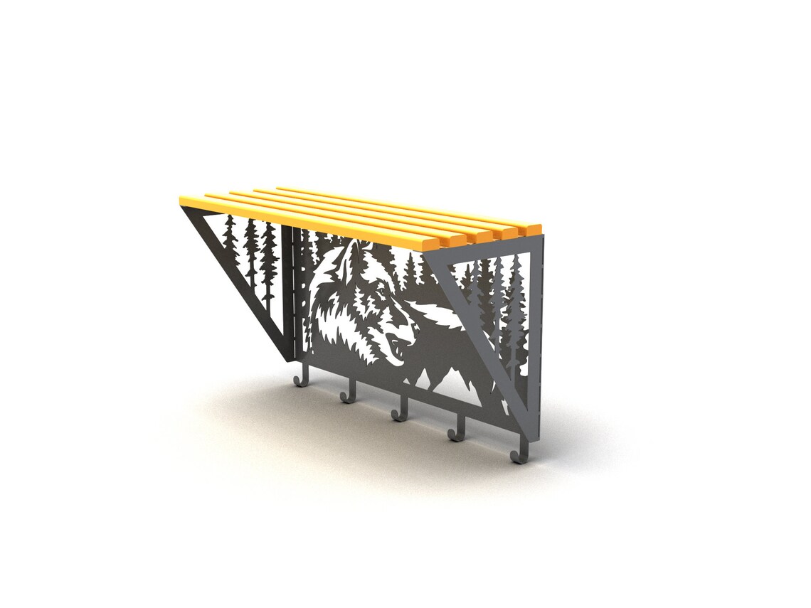 Hanger. Slots for Bending, Production Without Welding. DXF File Plasma ...