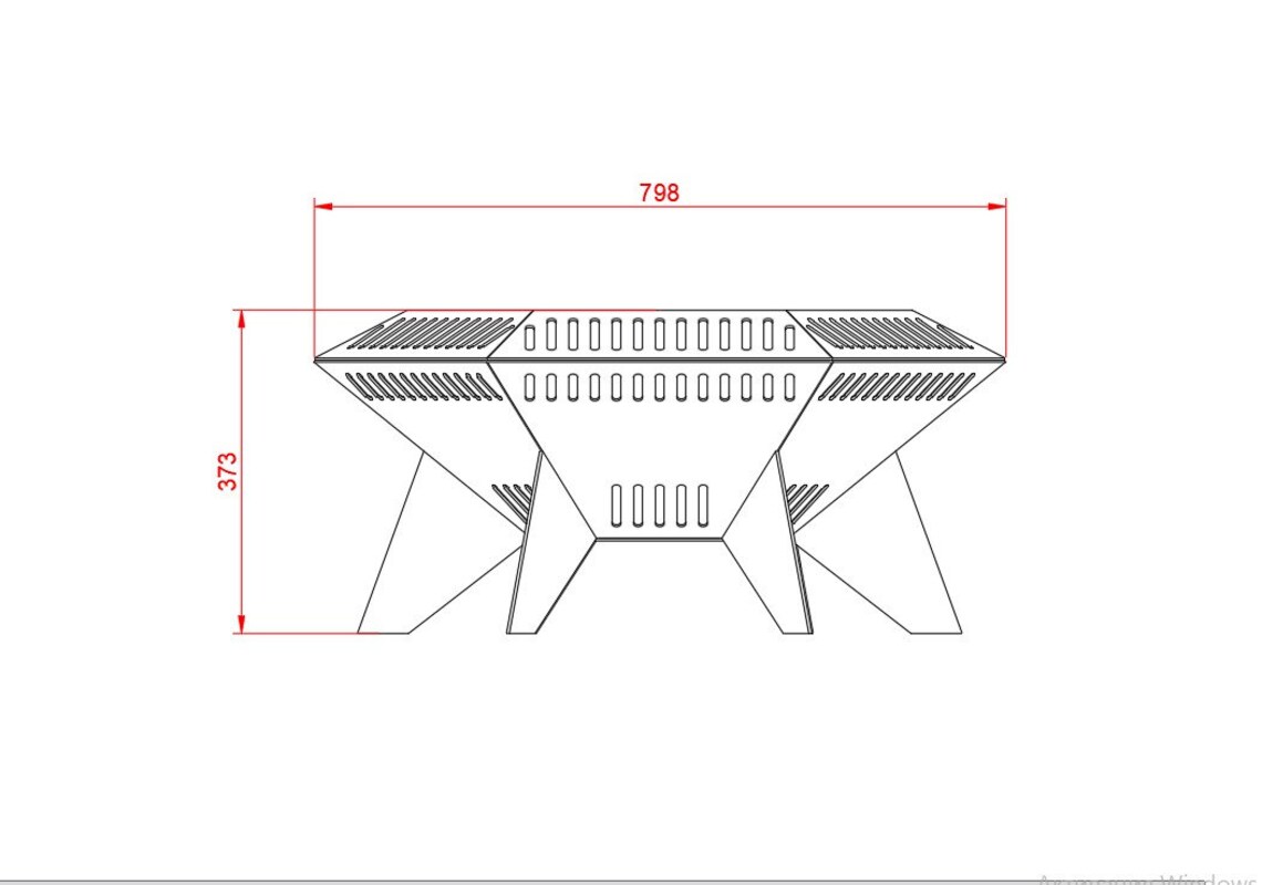 Fire Pit DXF File Plasma, Laser Cutting. DIY Metalwork. Ready-made ...