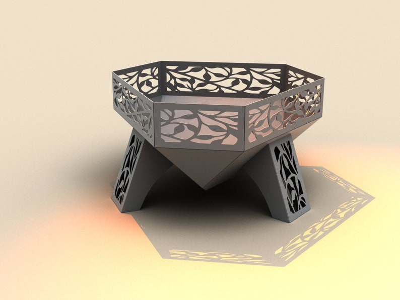 Fire Pit DXF. Digital Product. DXF File Plasma, Laser Cutting. DIY ...