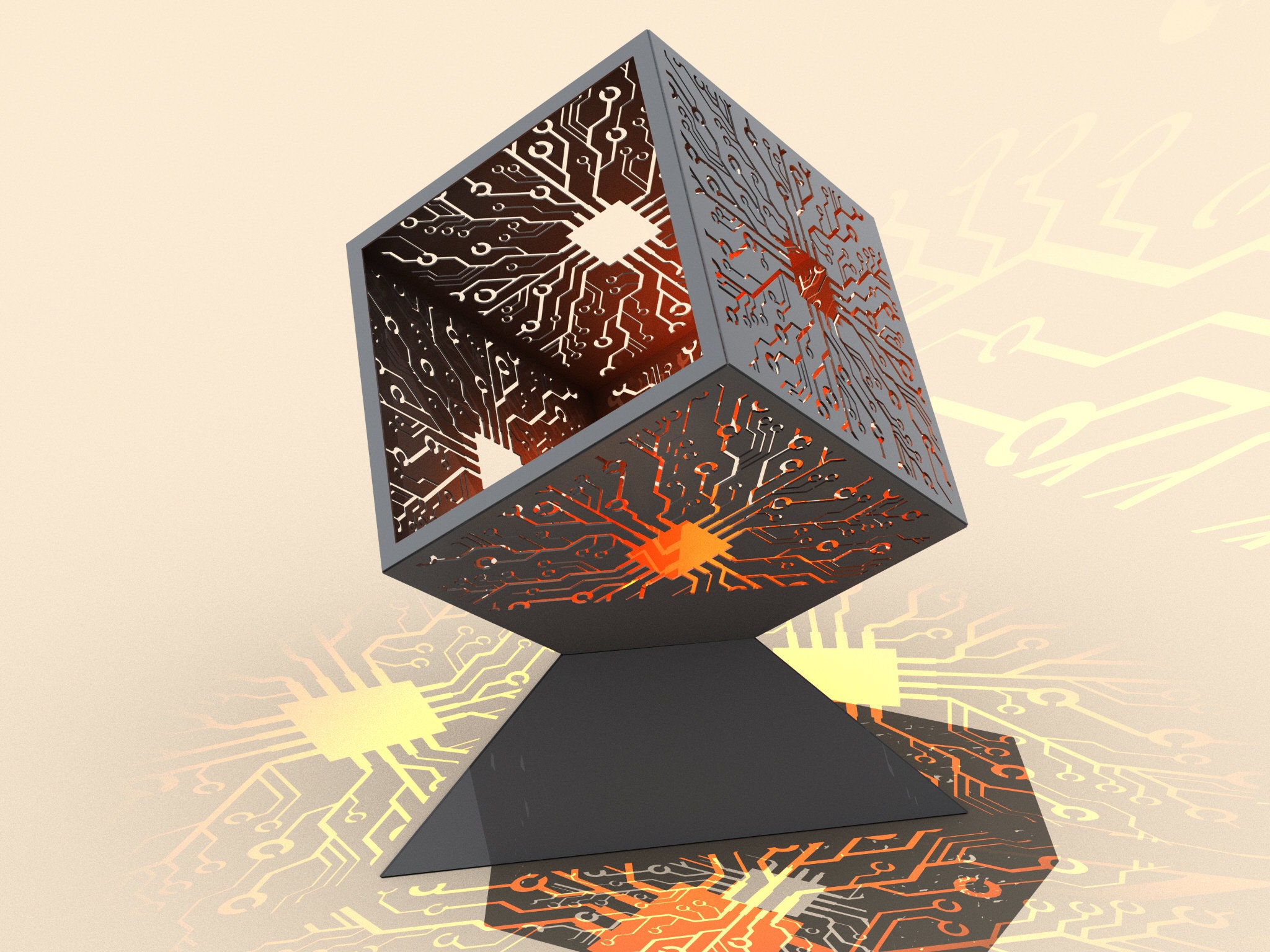 Fire Pit "cube". DXF File Plasma, Laser Cutting. DIY Metalwork. Ready ...