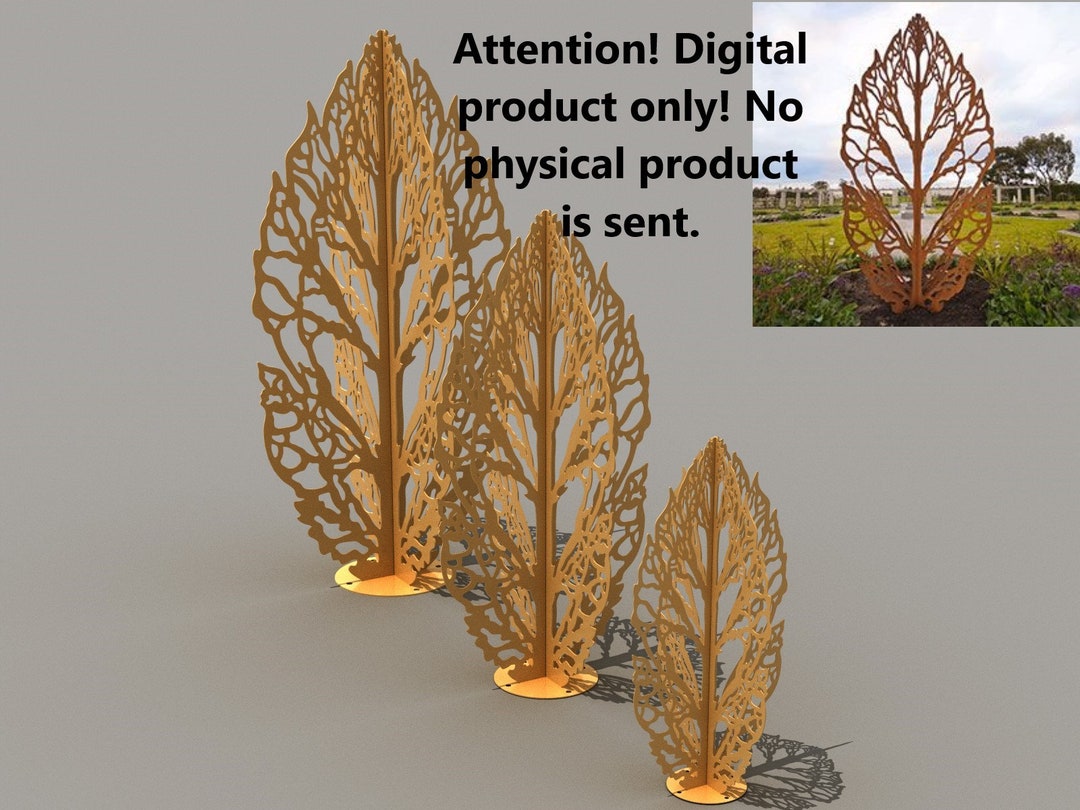 Garden Decor "tree". 3 Size. Cutting File DXF Plasma, Laser. - Etsy