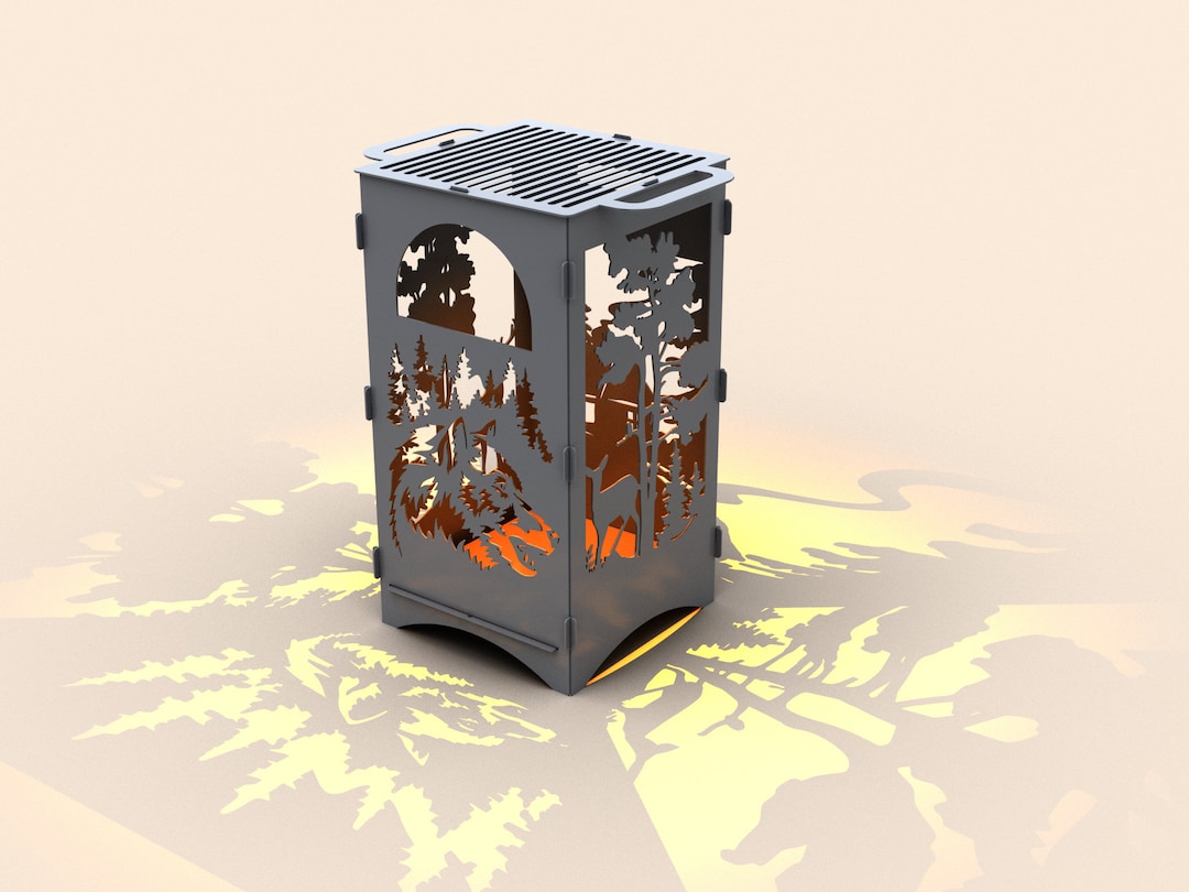 Fire Pit "nature". Digital Product. DXF File Plasma, Laser Cutting. DIY ...