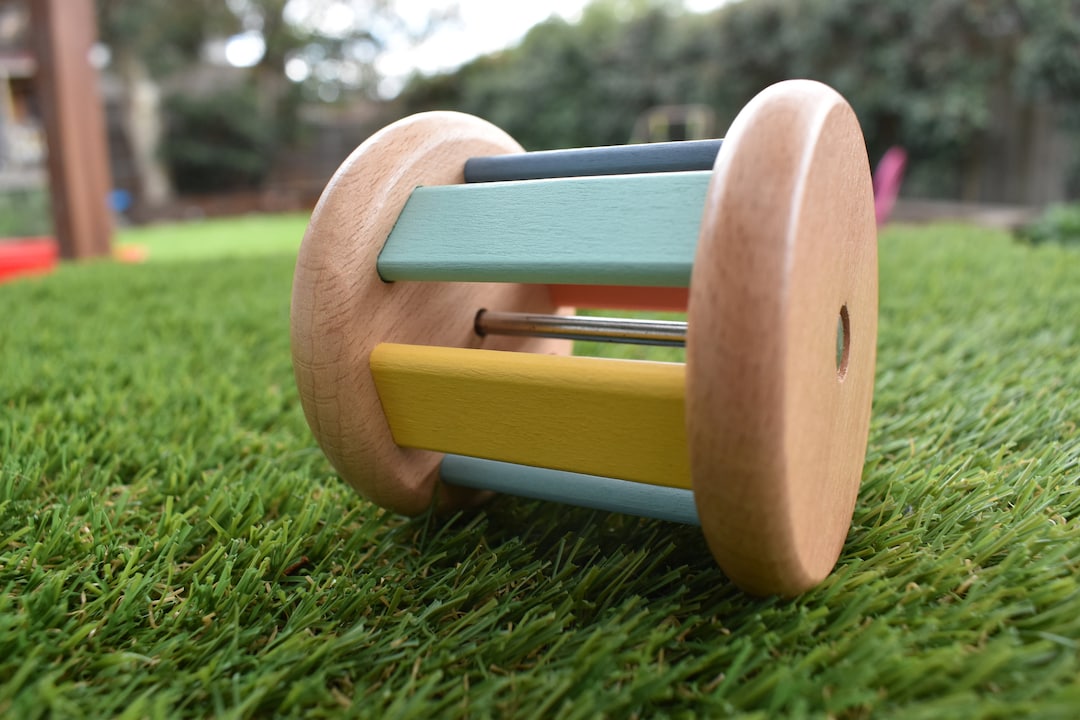 Montessori Rolling Bell Rattle First Baby Toy - Etsy