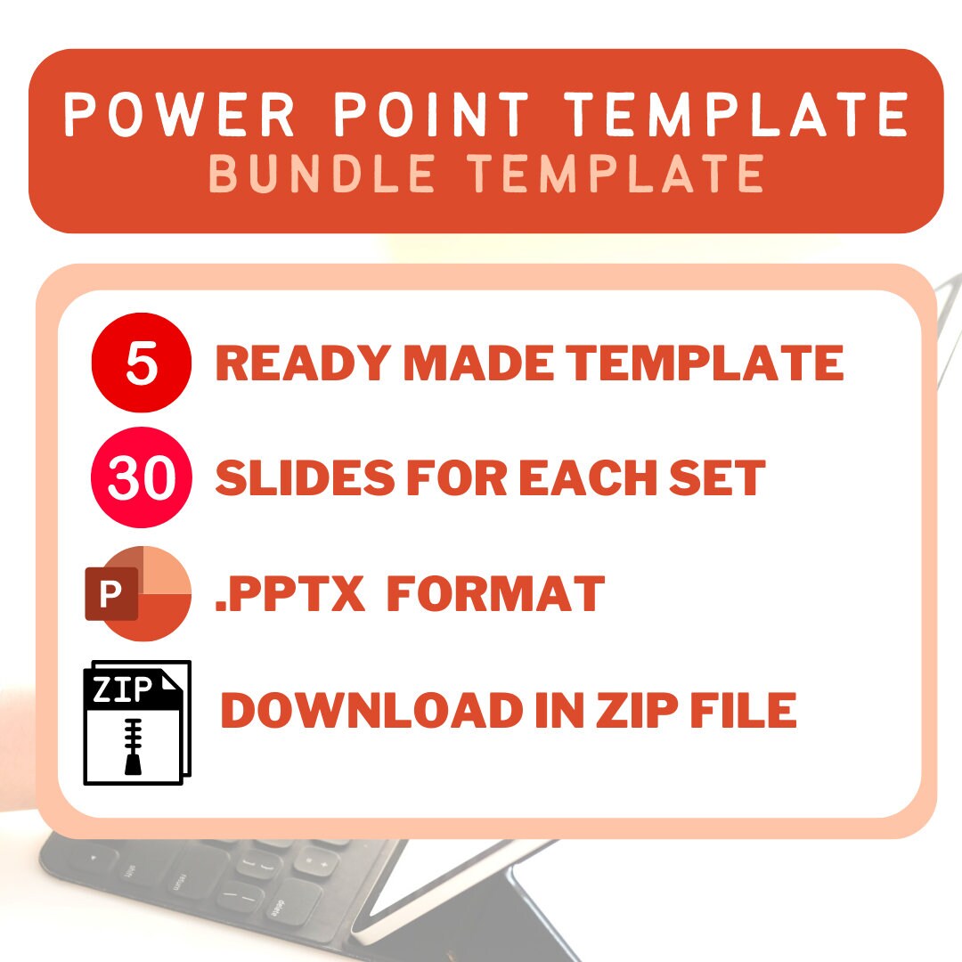 Power Point Ready Made Template 5 Infographics Slide Presentation ...