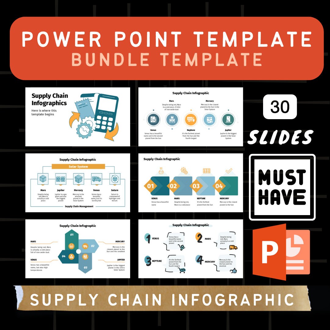 Power Point Ready Made Template 5 Infographics Slide Presentation ...