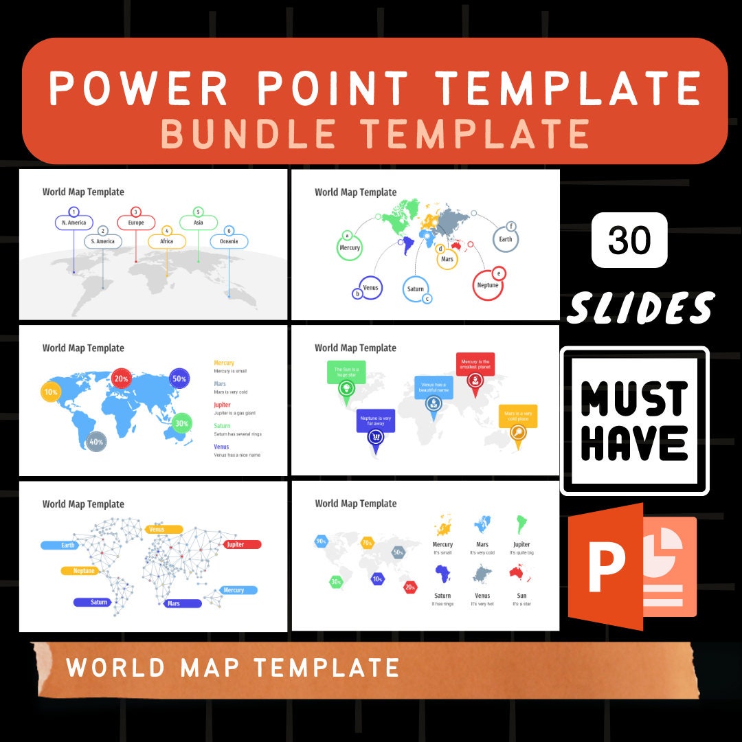 Power Point Ready Made Template 5 Infographics Slide Presentation ...