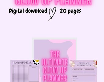The Ultimate Glow up Planner, Glow up Workbook and Guide, PLUS BONUS ...