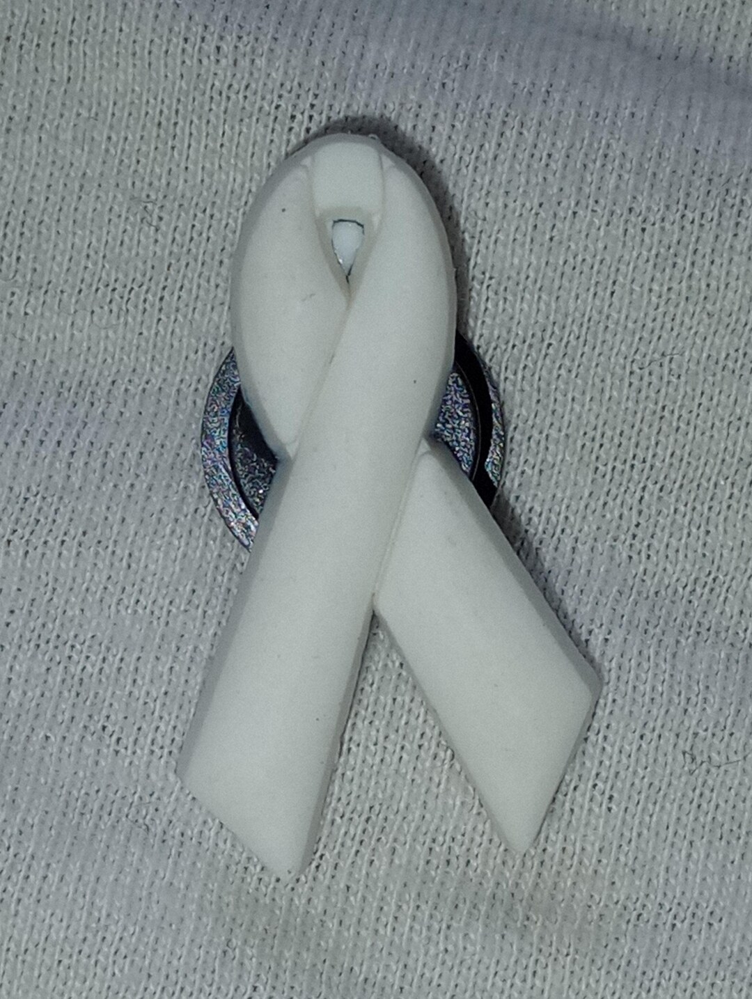 White Ribbon Jibbitz - Etsy