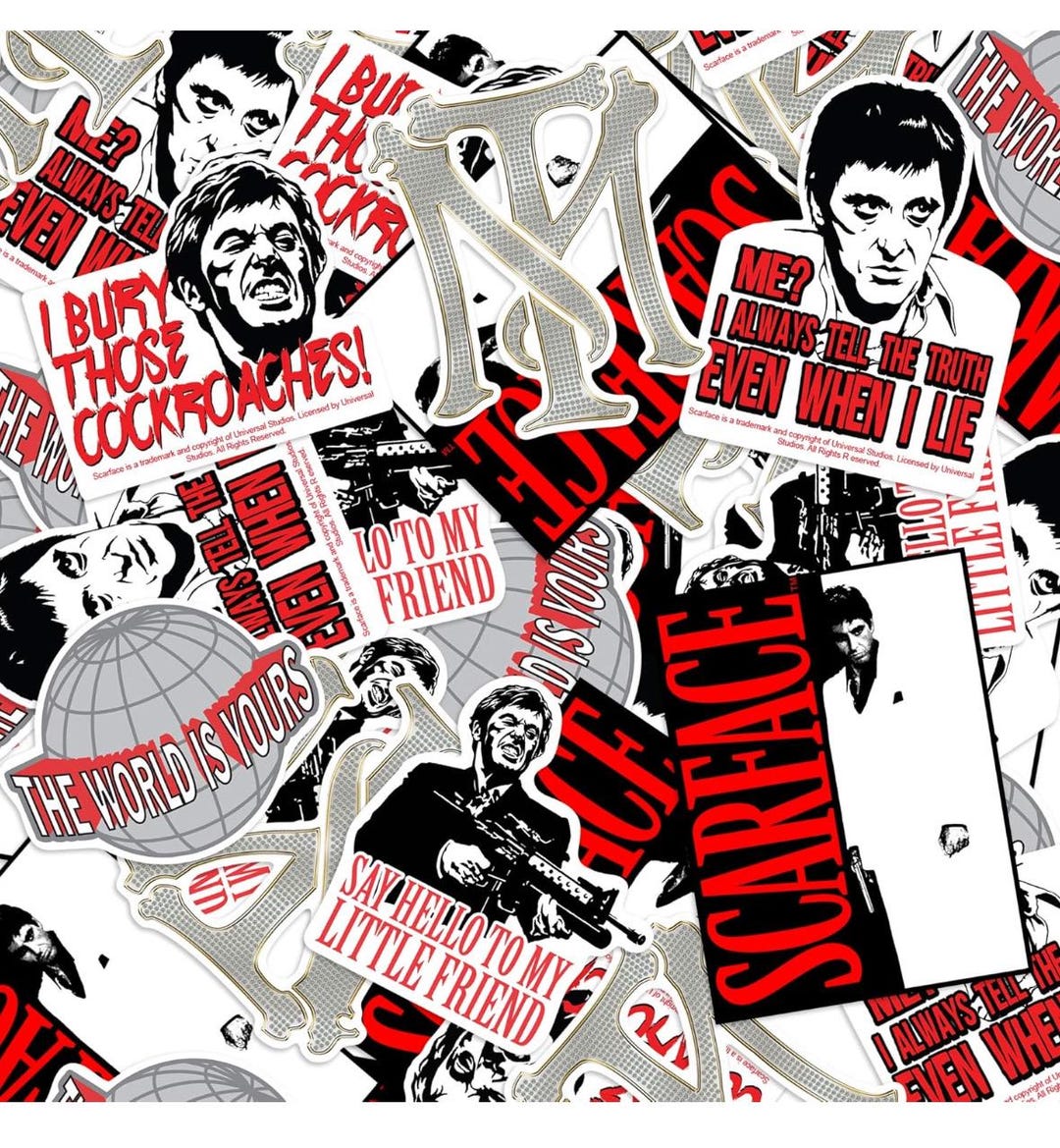 Scarface Sticker Set - Etsy