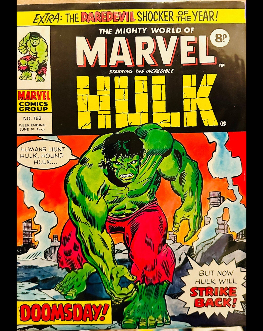 Mighty World of Marvel the Incredible Hulk uk - Etsy