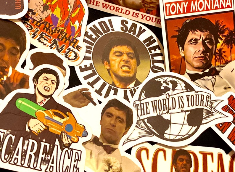 Scarface Sticker Set - Etsy