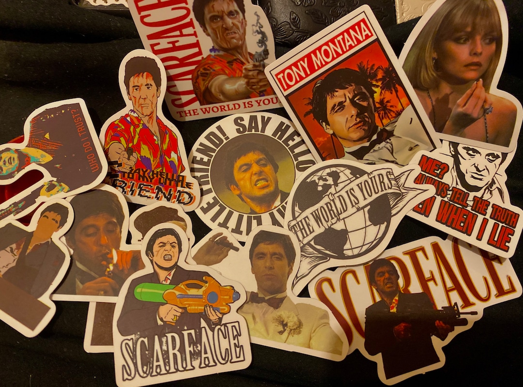 Scarface Sticker Set - Etsy