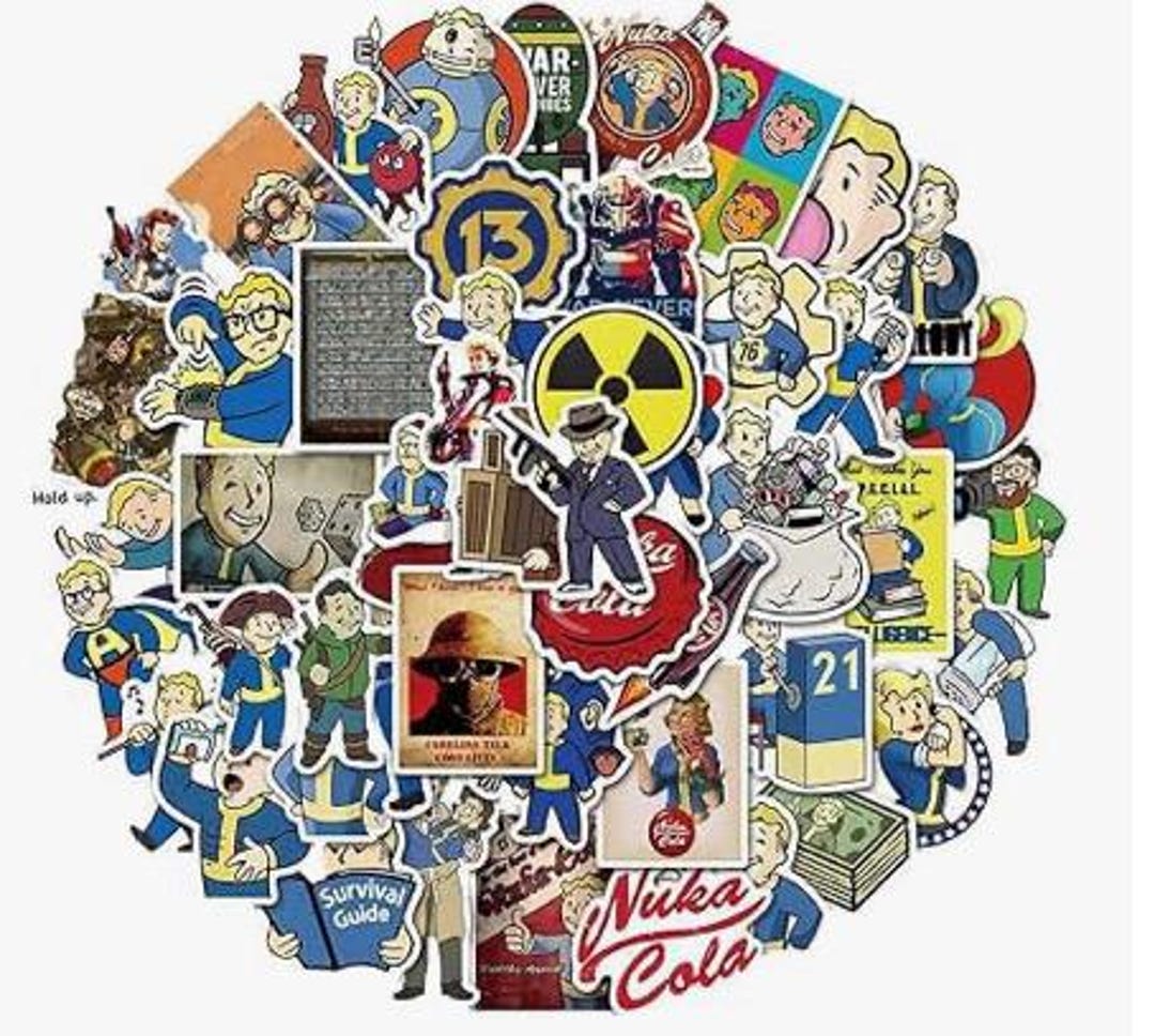 Fallout 50pc Sticker Set - Etsy