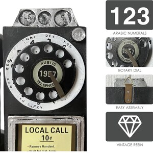 Retro Rotary Dial Style Craftsmen Ornaments Collection Aesthetic ...