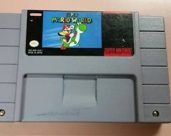 Vintage Super Mario World 1992 Super Nintendo Video Game Tested ...