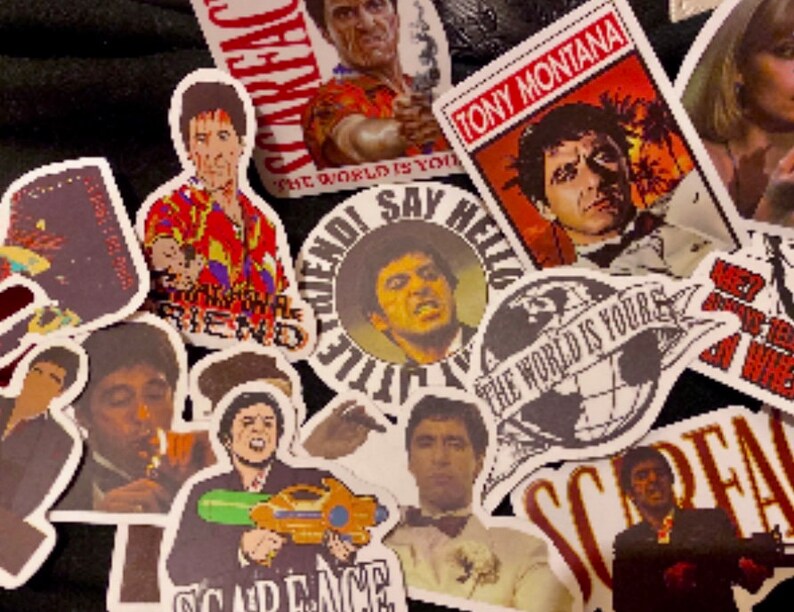 Scarface Sticker Set - Etsy