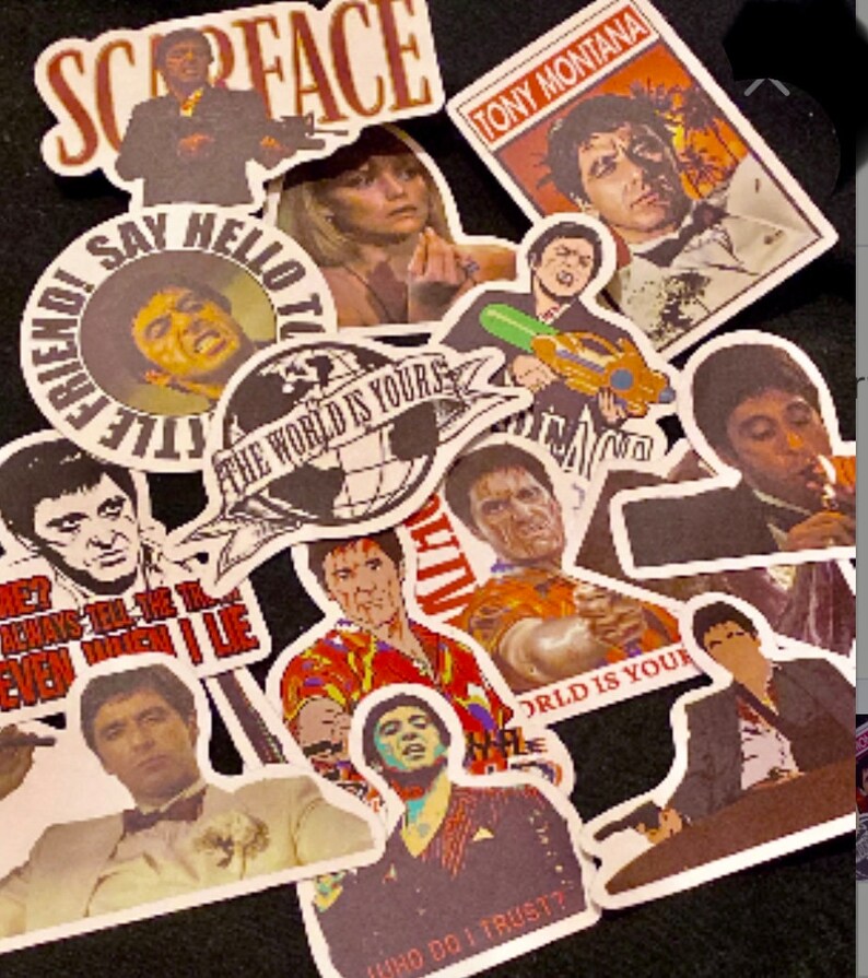 Scarface Sticker Set - Etsy