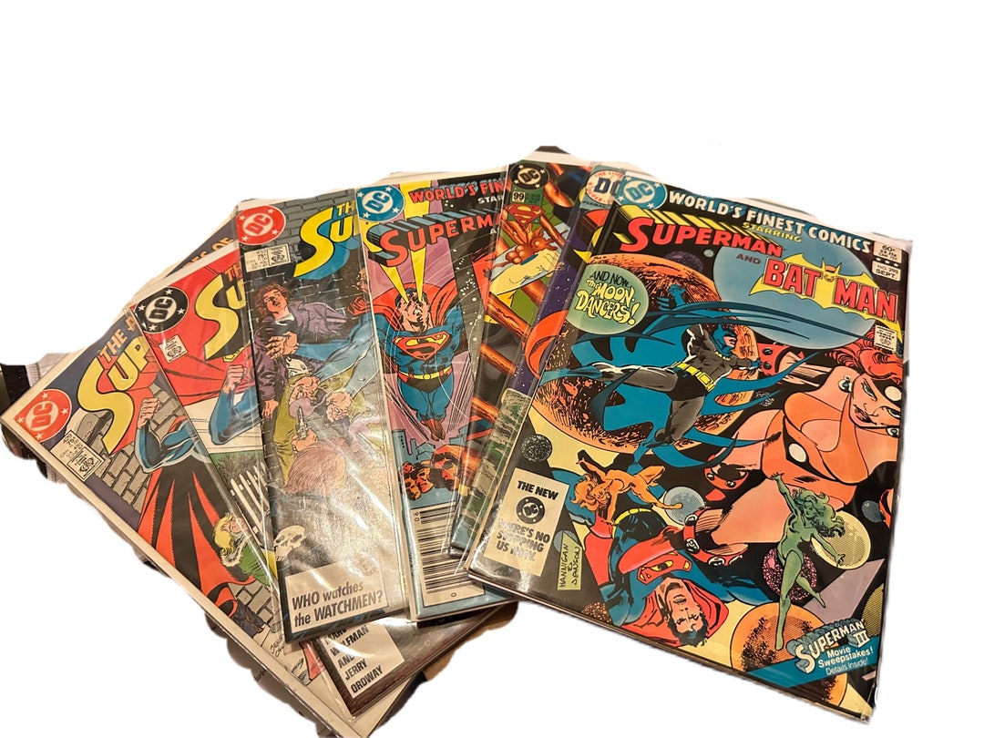 Vintage Superheroes Comic Collection Random Mix Bags - Etsy