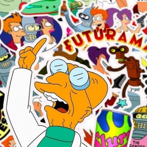Futurama Sticker Pack - Etsy