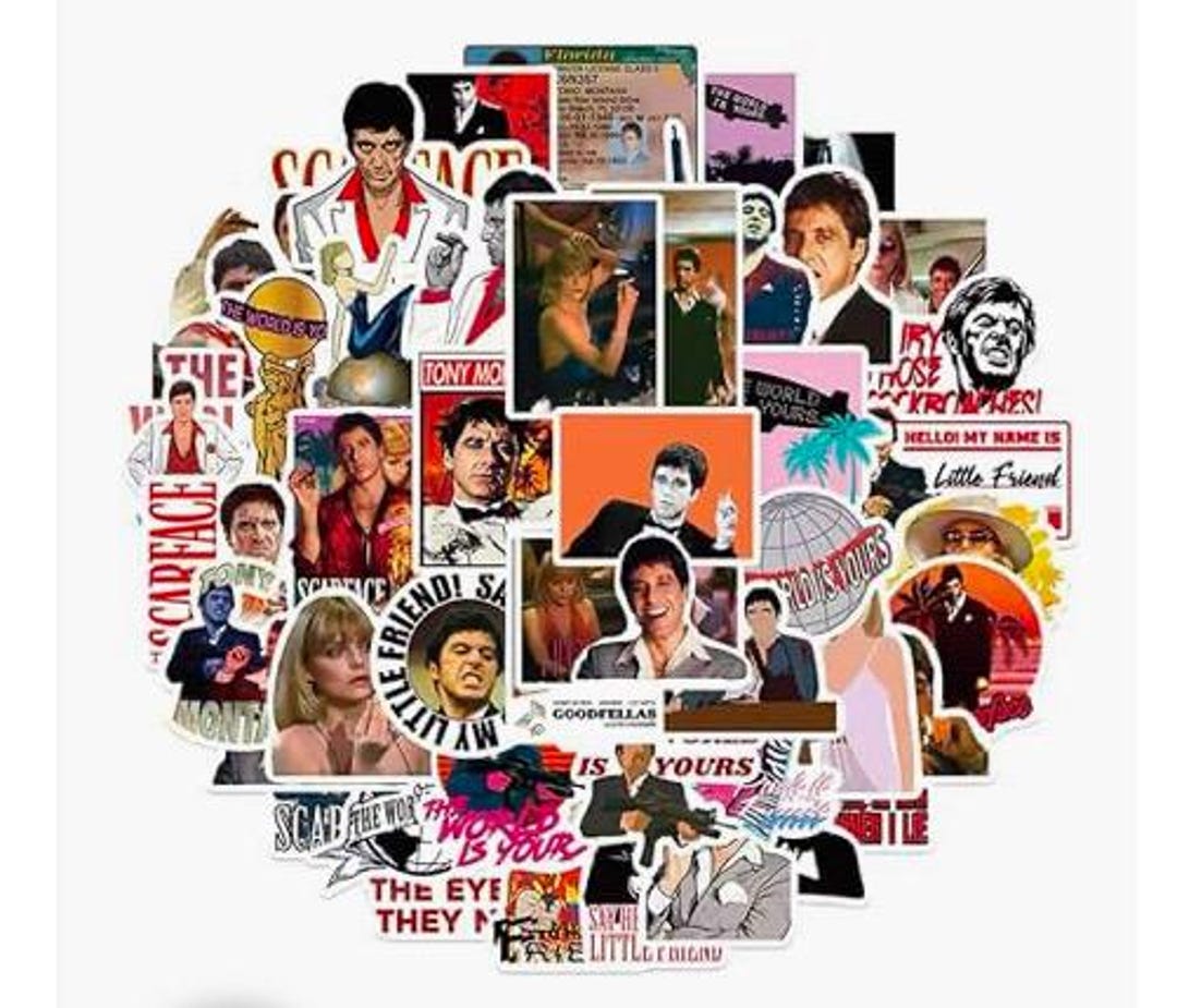Scarface 50pc Sticker Set - Etsy