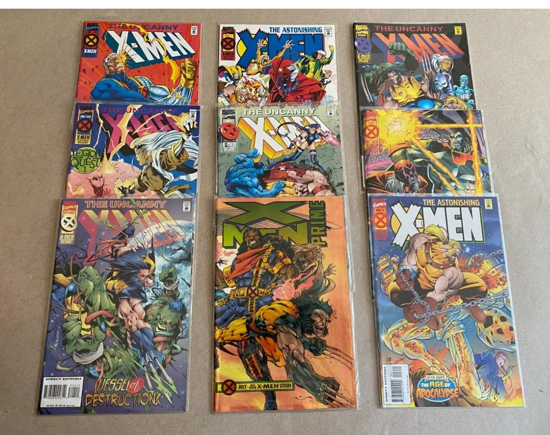 Vintage X-men Random Mix Comic Lot - Etsy