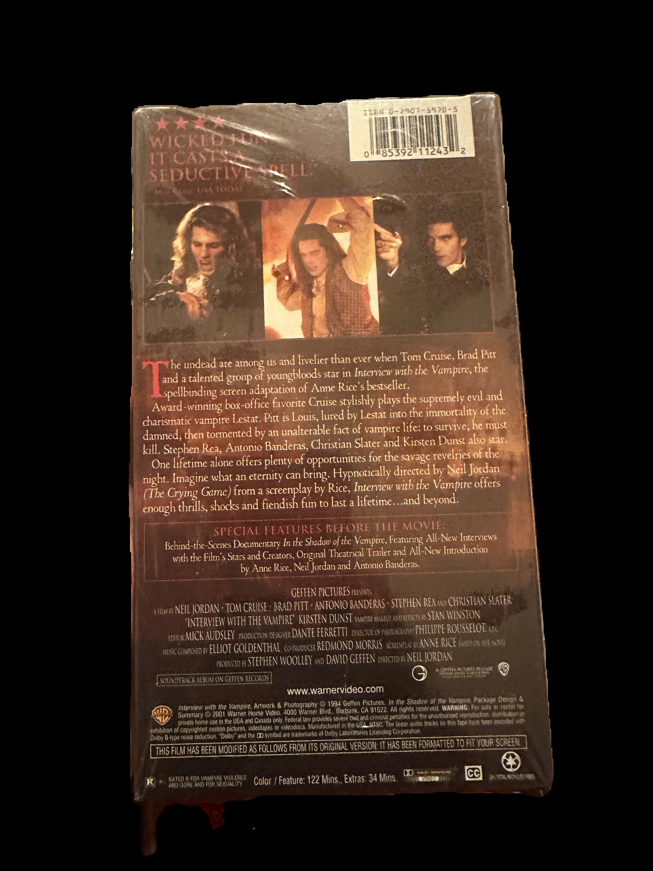 Interview With A Vampire VHS factory Sealed - Etsy